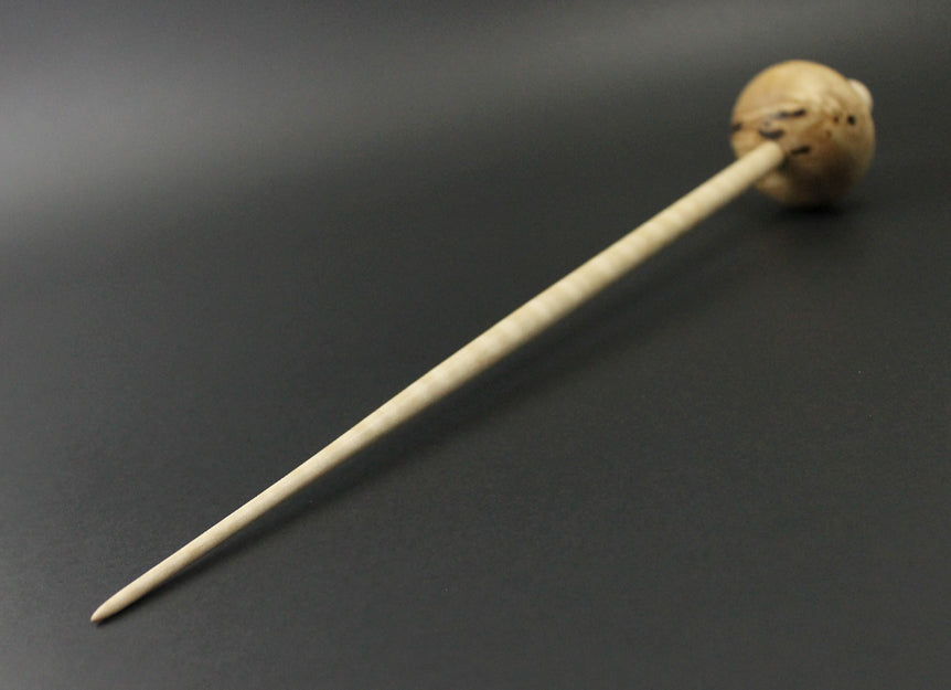 Mushroom support spindle in mappa burl and curly maple – Woodland ...